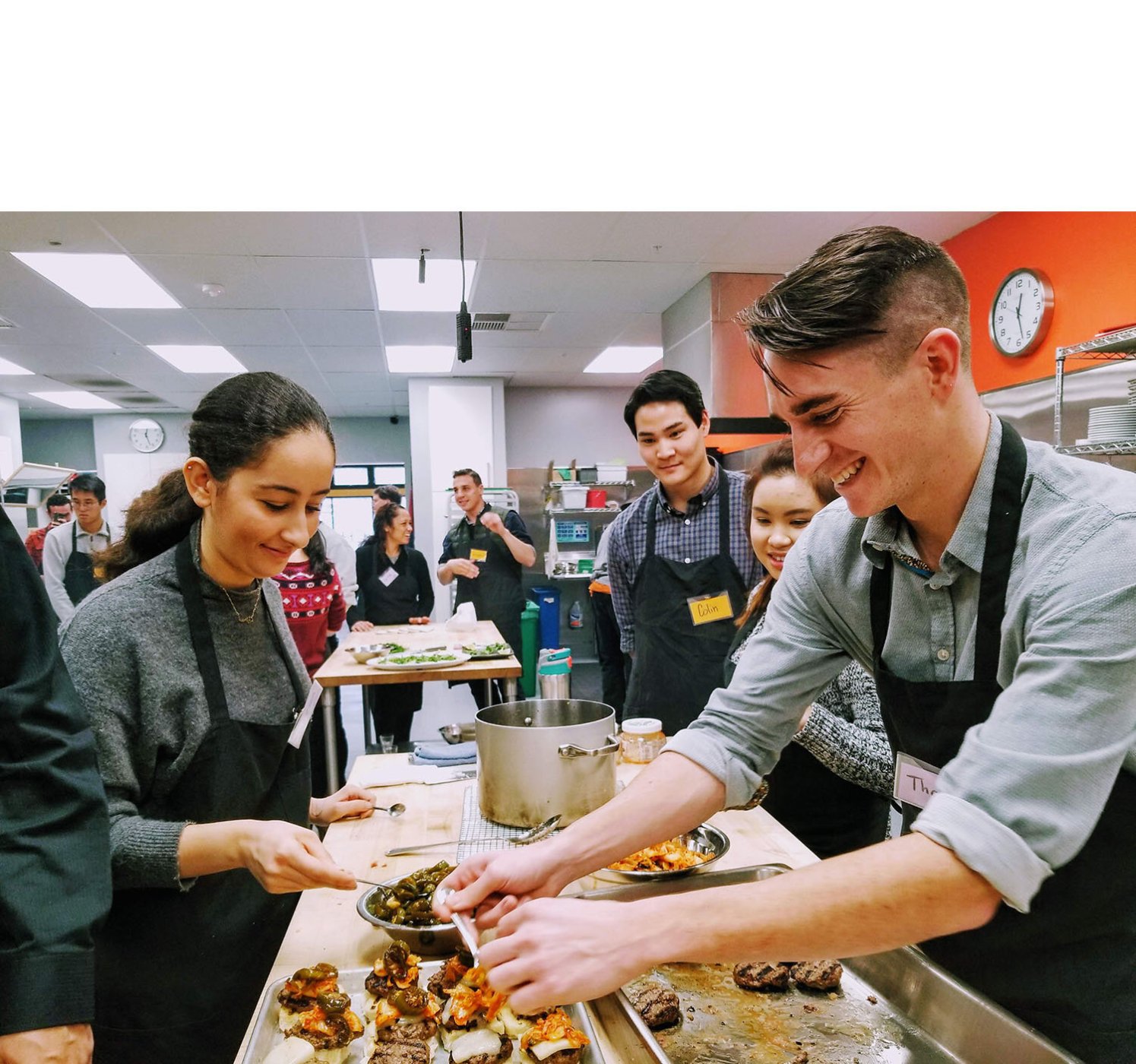 Wedding Rehearsal Idea: Cooking Event | Kitchen on Fire